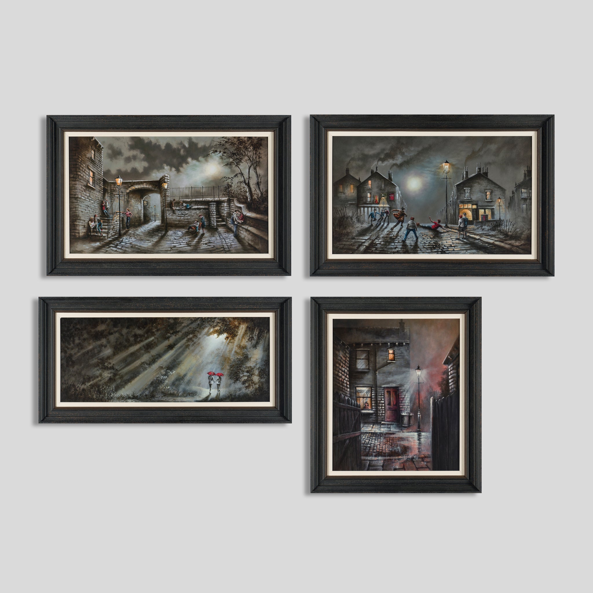 From Yesterday to Here (Set of Four- Canvas on Board) | Bob Barker