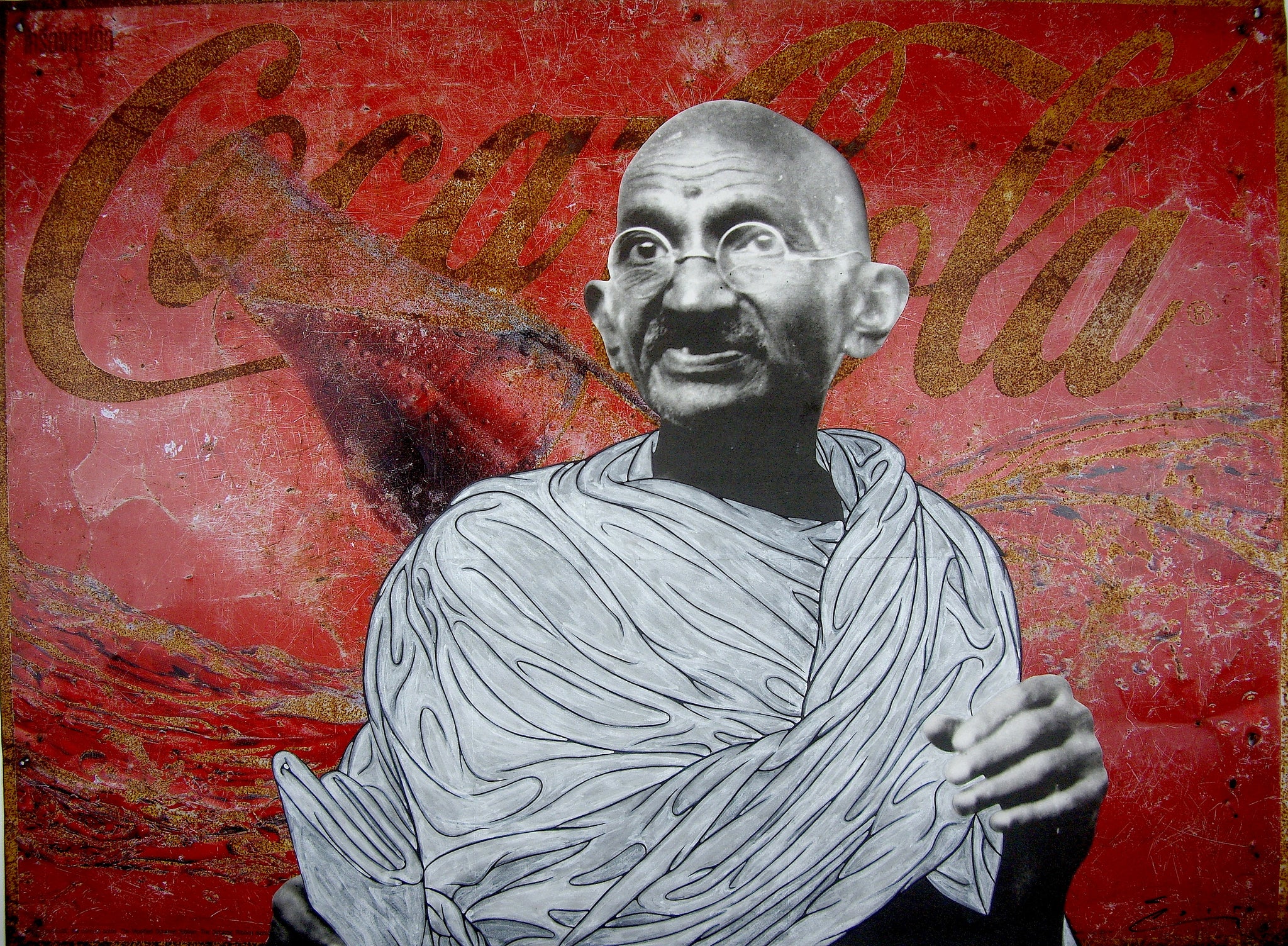 Ghandi On Coke | Pakpoom Silaphan