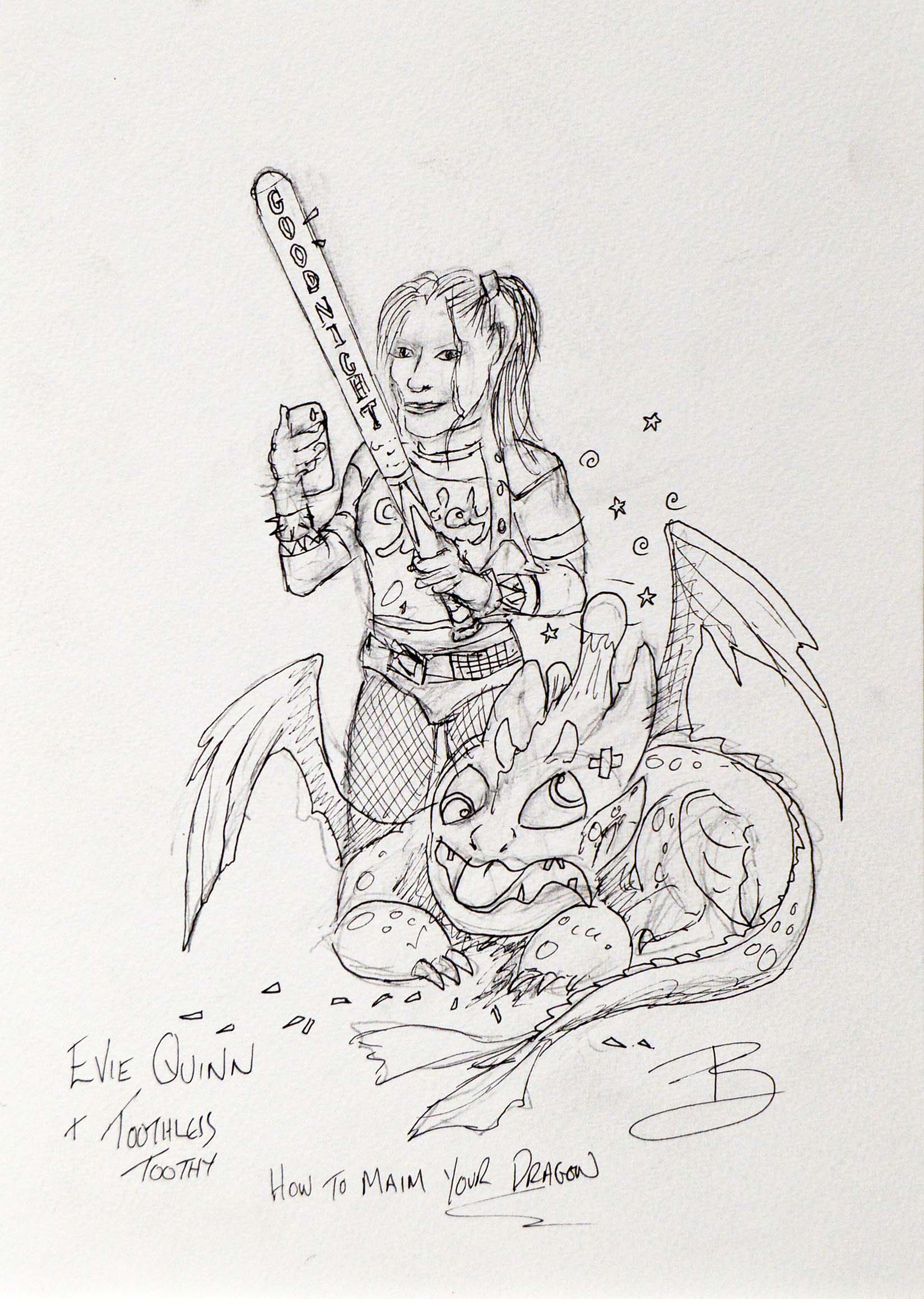 Evie Quinn And Toothless Toothy, How To Maim Your | Peter Smith