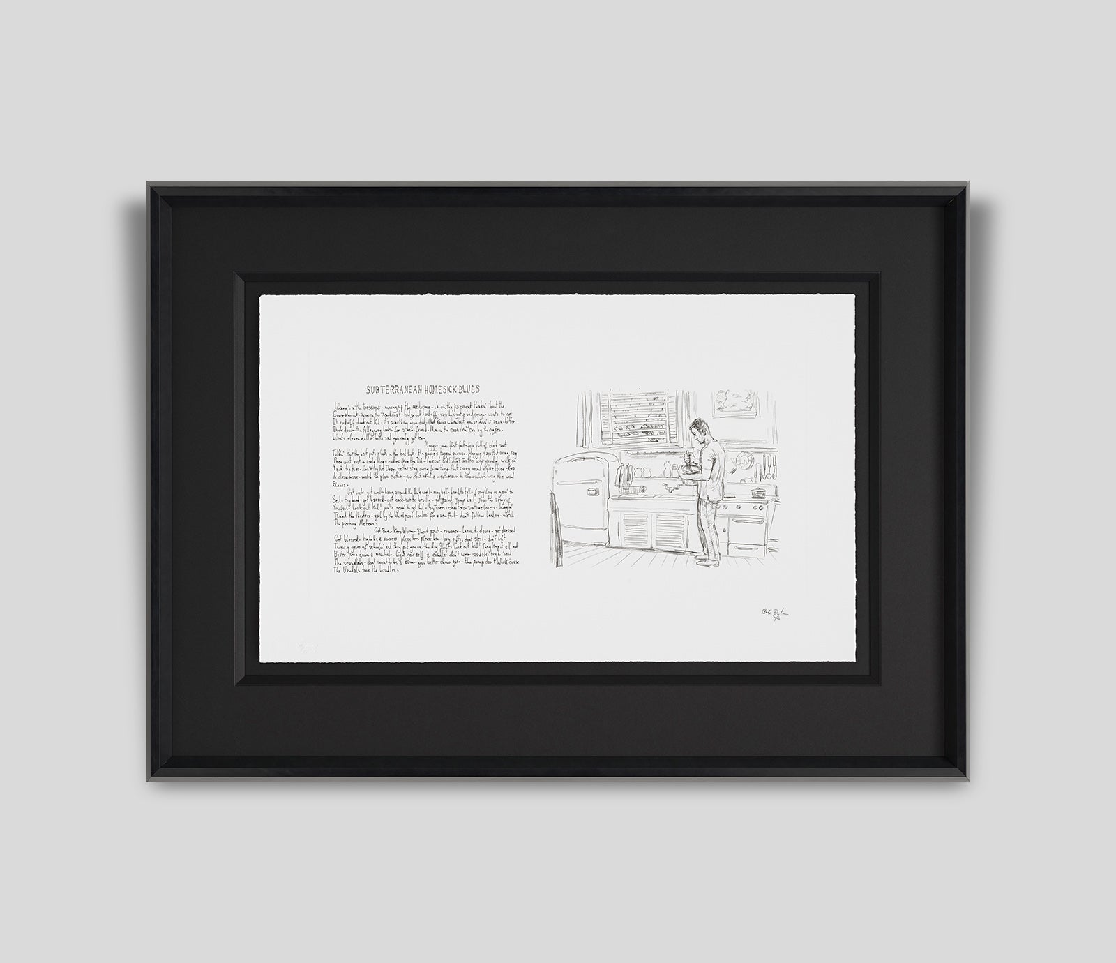 Bob Dylan - Subterranean Homesick Blues (Mondo Scripto, 2020)