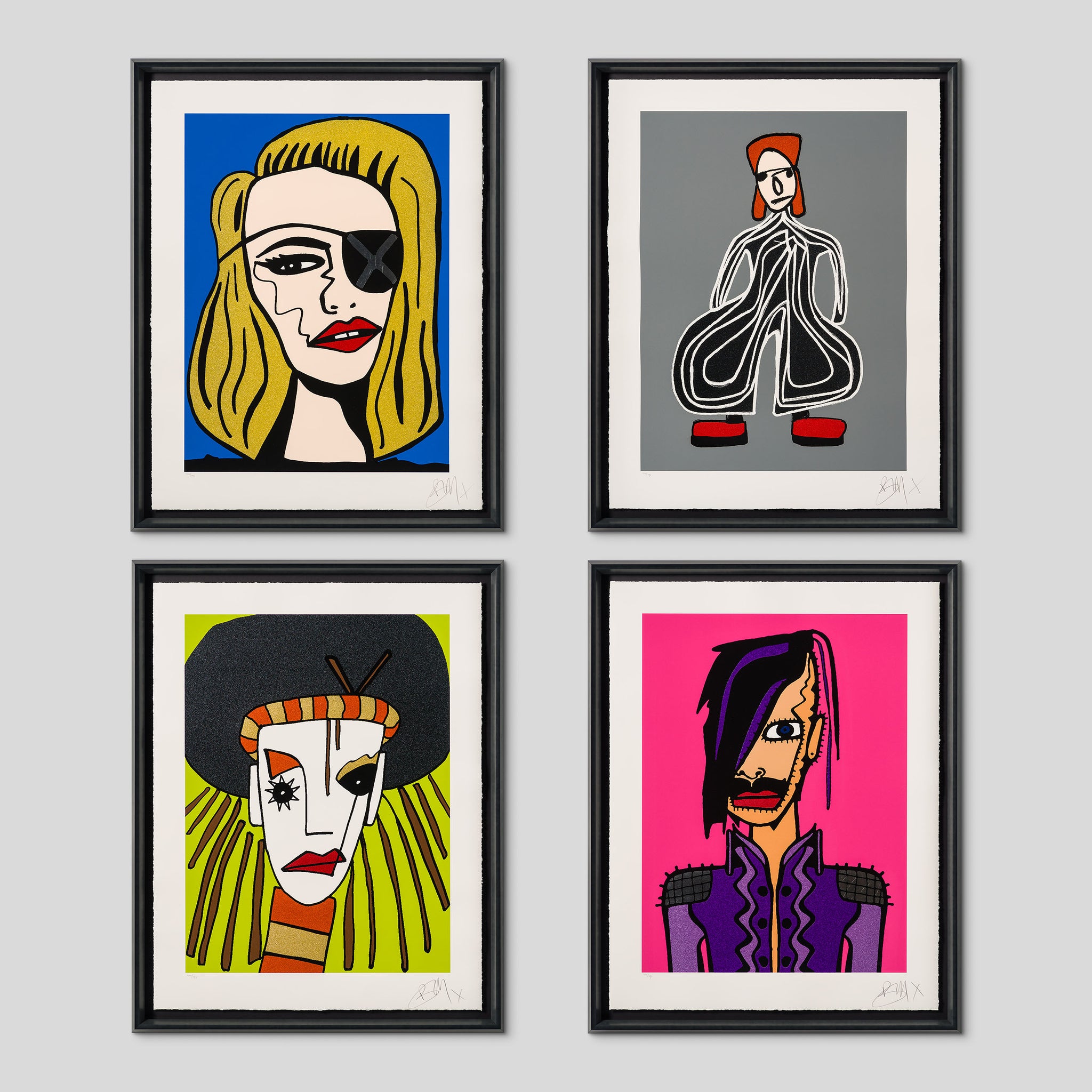 Fame | Framed Set of Four | Boy George