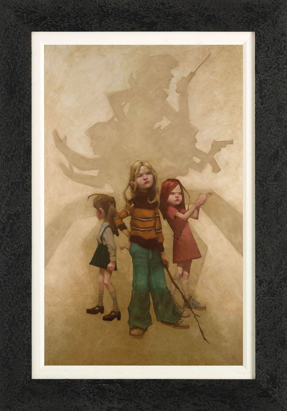 Hi Girls…Hi Charlie - Canvas on Board Edition