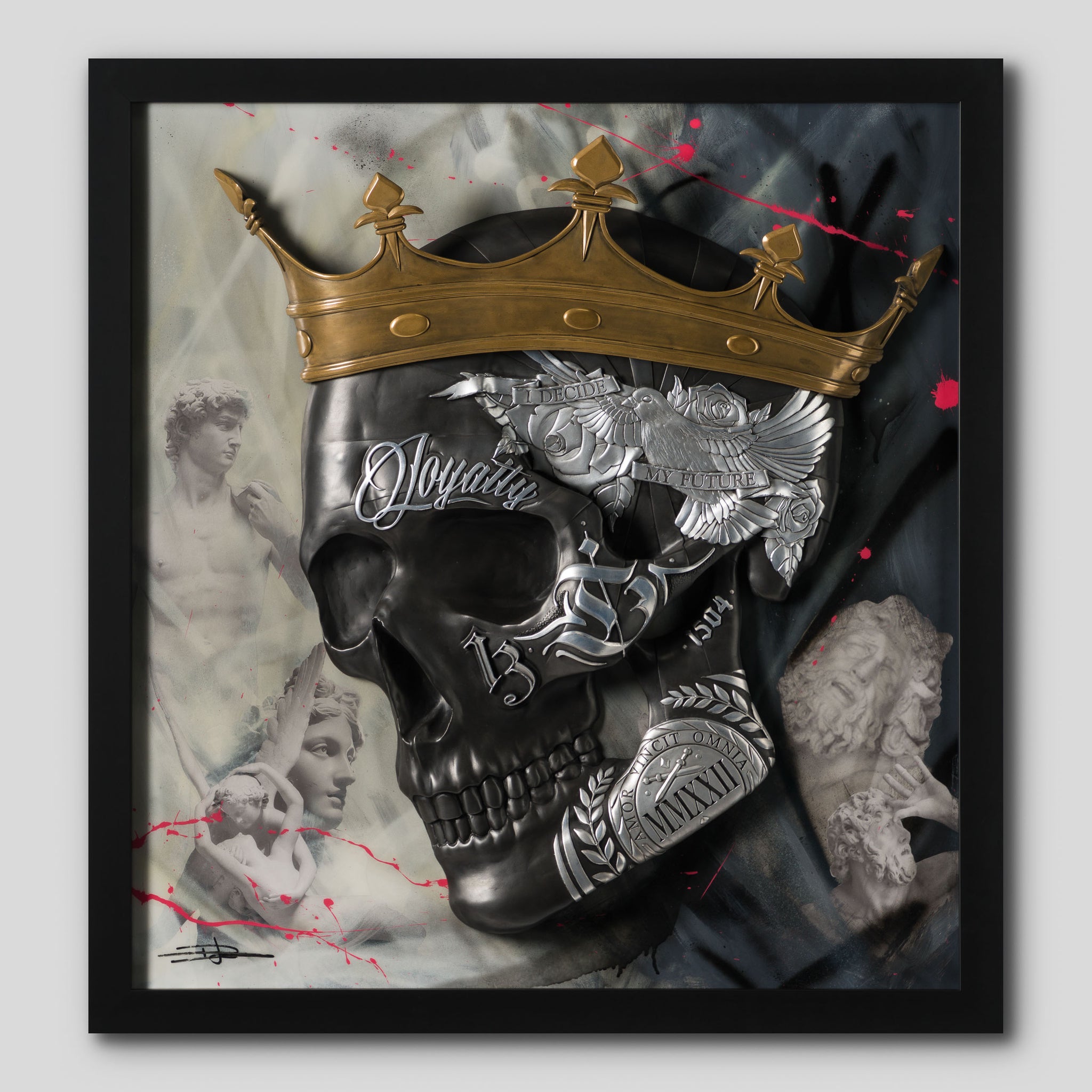 Heavy Is The Head That Wears The Crown (Iron & Silver Leaf) | Dan Lane