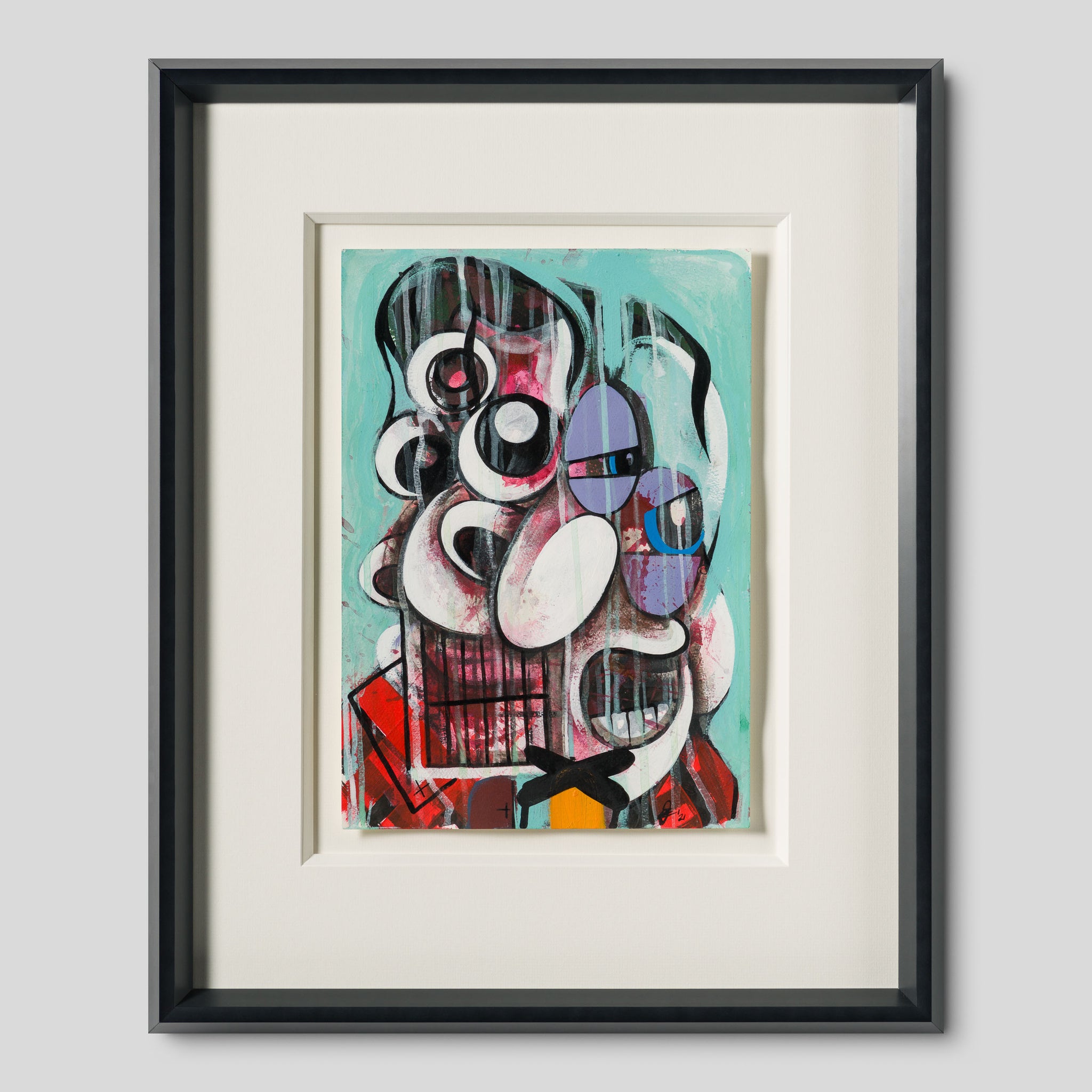 Study For A Portrait Of JK (Blue) | Duncan McAfee