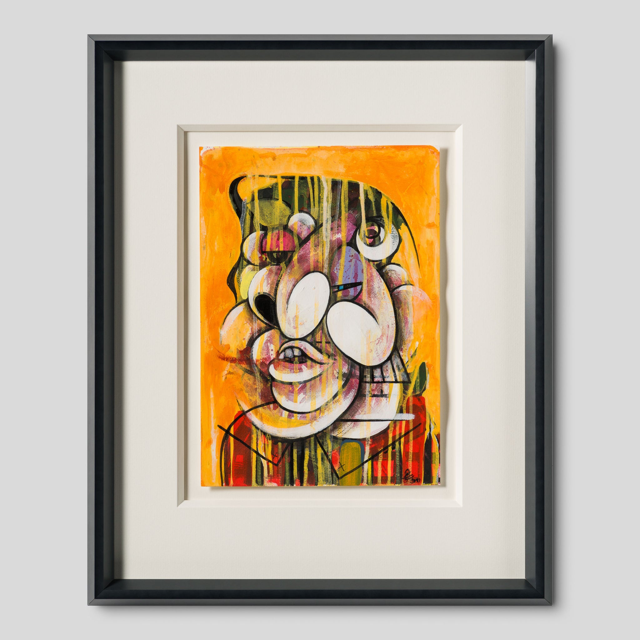 Study For A Portrait Of JK (Orange II) | Duncan McAfee
