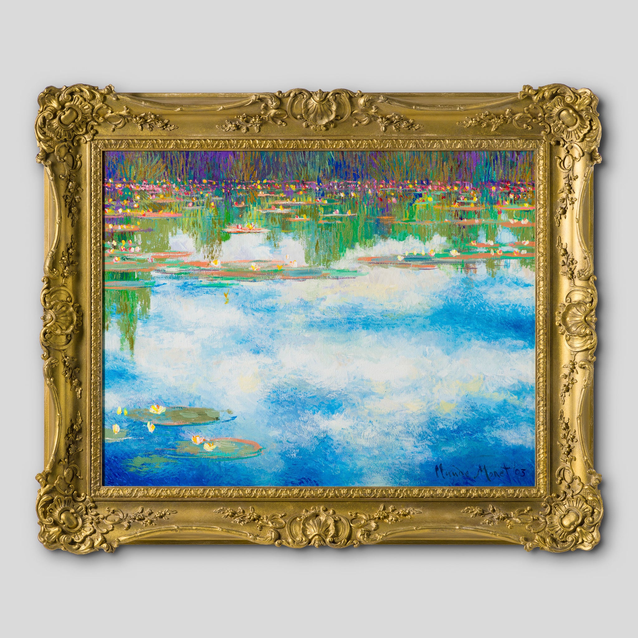 In The Style Of Claude Monet Waterlillies Cloud Series 1904 | John Myatt