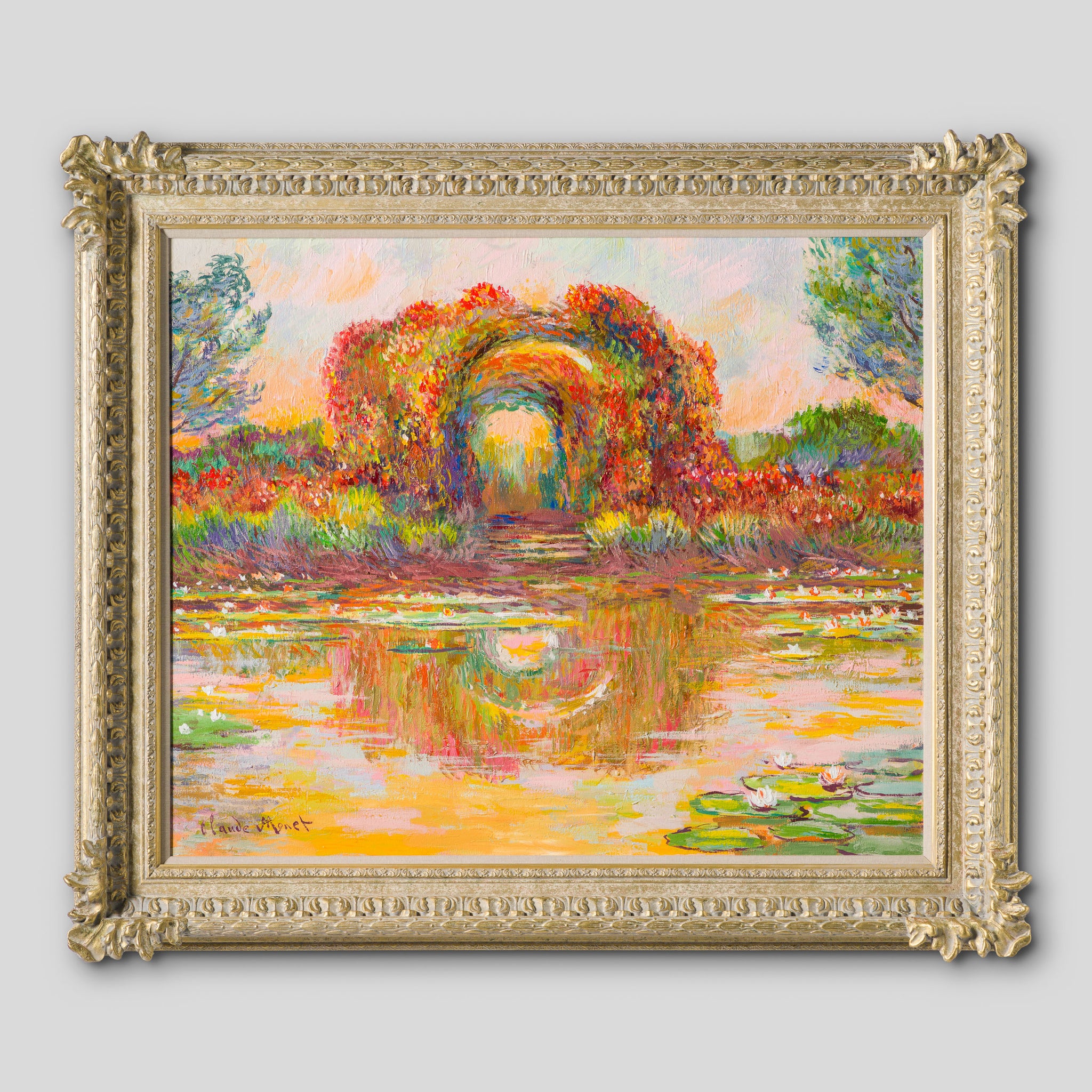 Floral Arch At Giverny After Claude Monet 1913 (969) | John Myatt