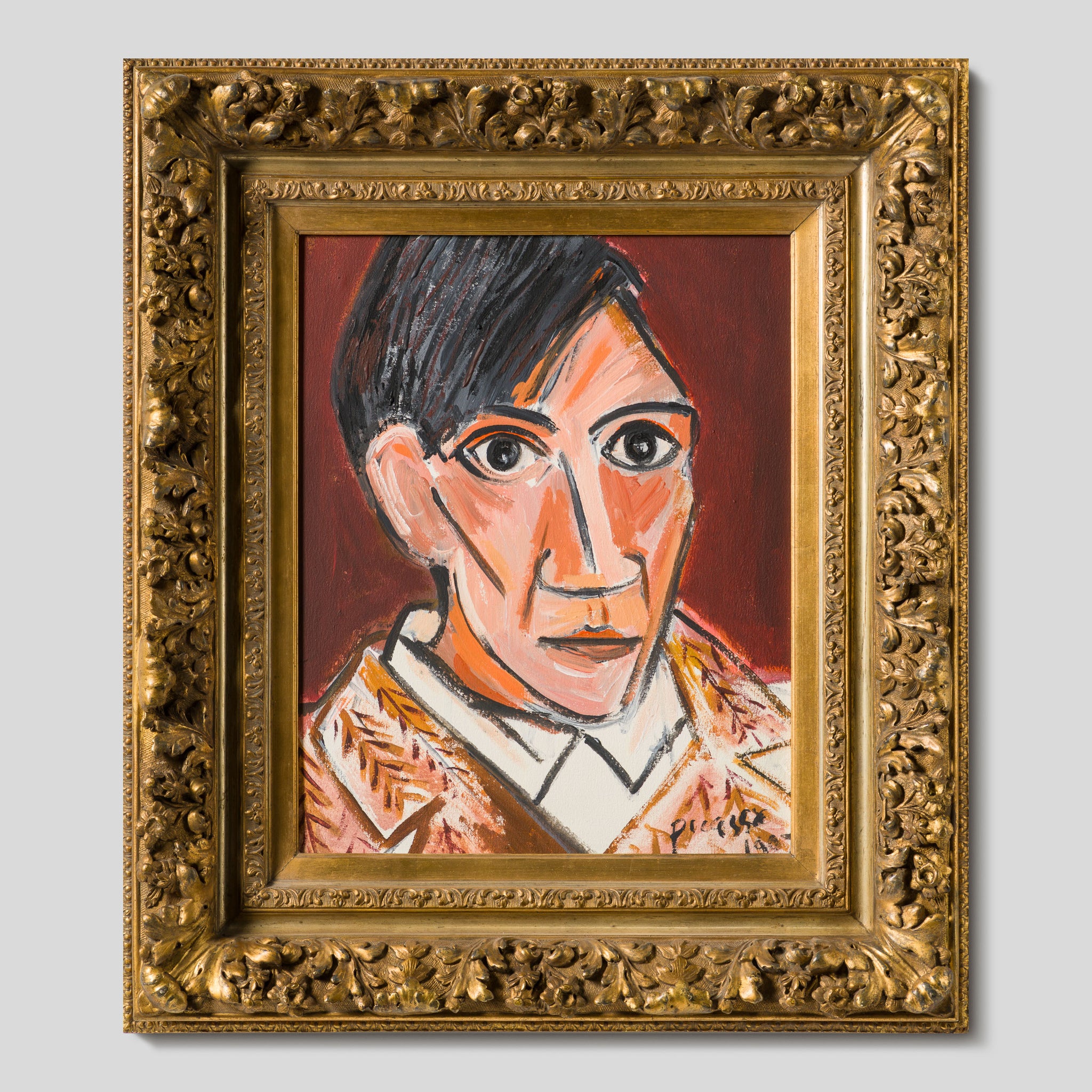 Self Portrait In The Style Of Pablo Picasso 1907 | John Myatt