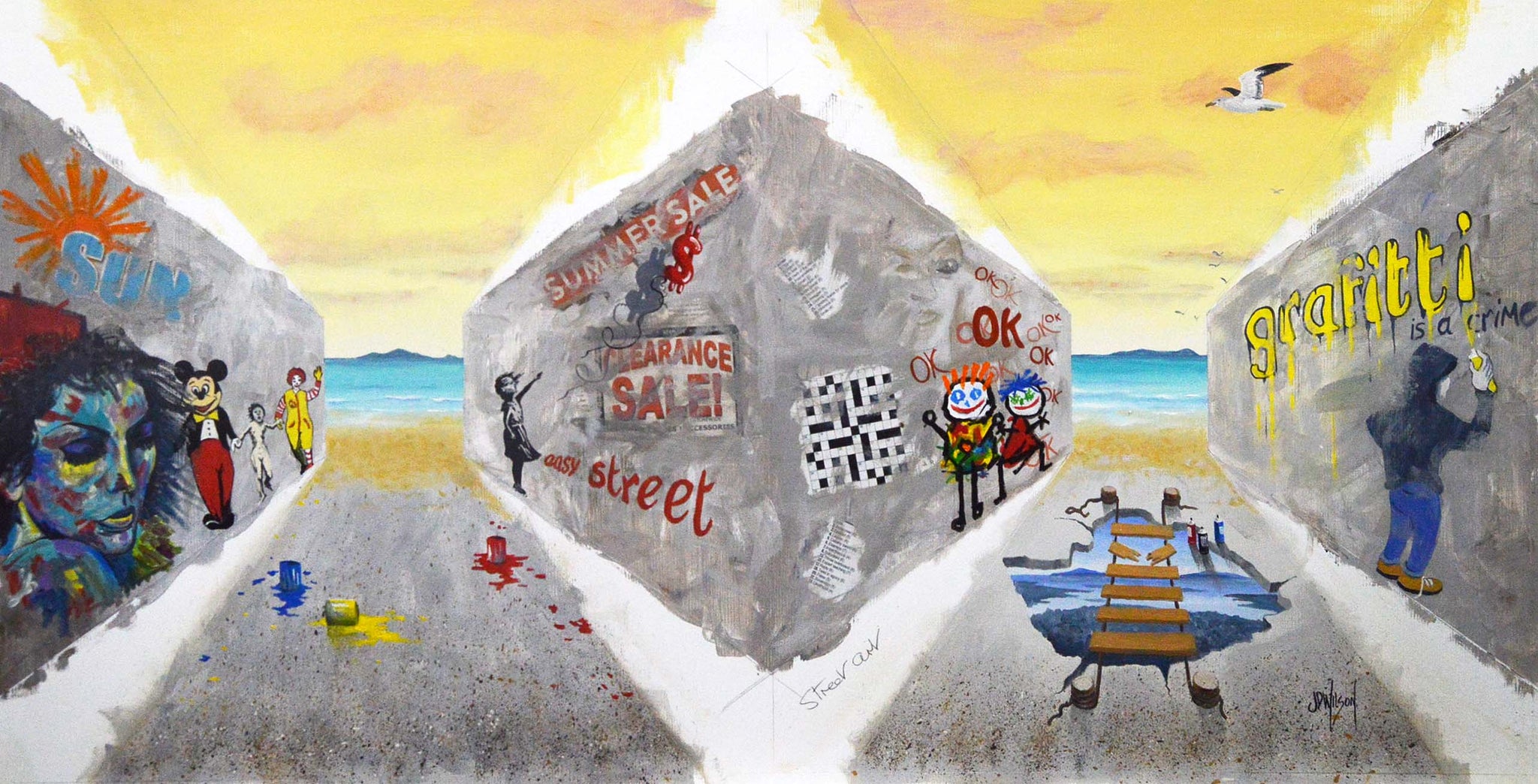 Street Art (3D) | John D Wilson