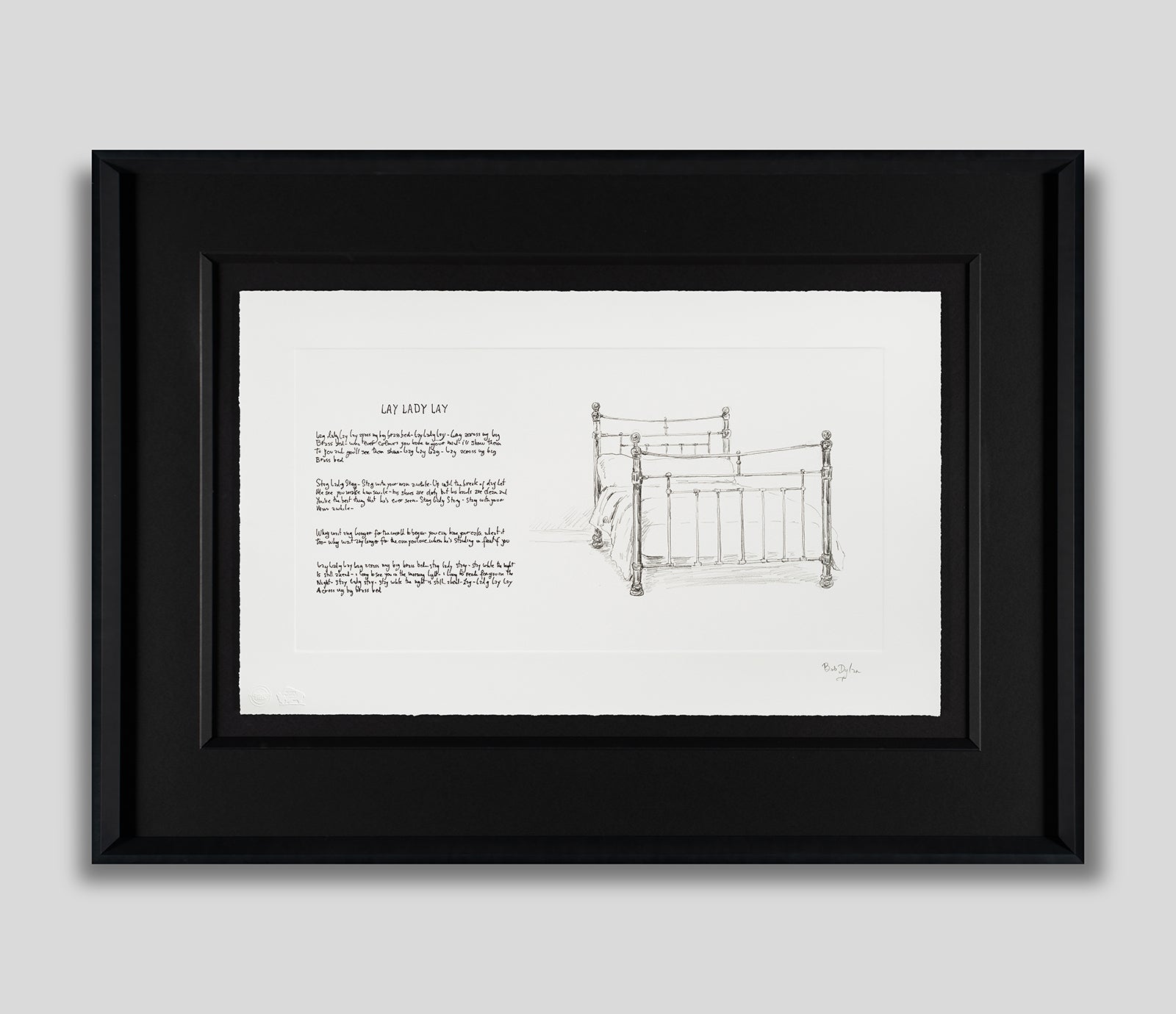 Bob Dylan - Lay, Lady, Lay (Mondo Scripto, 2018)