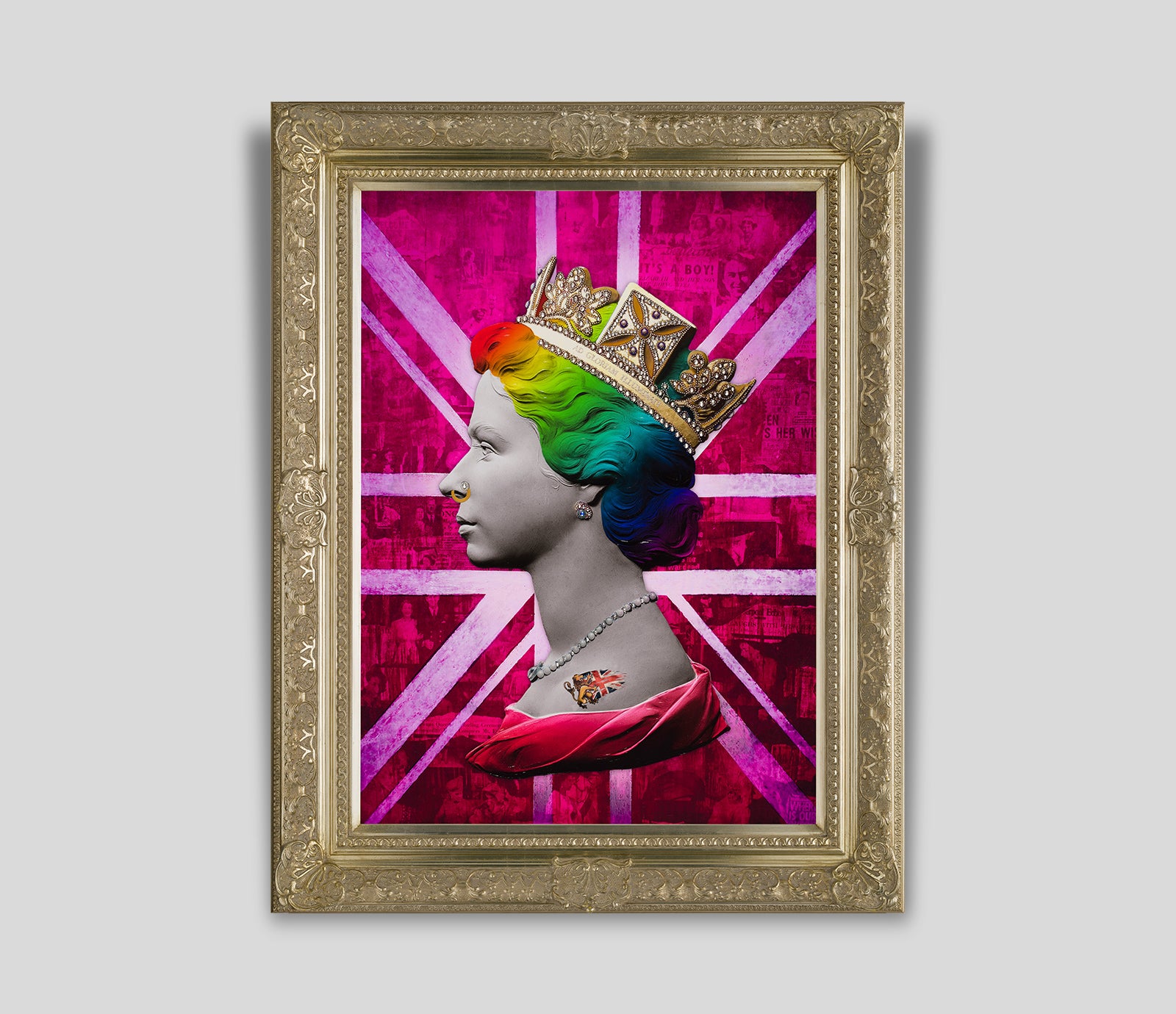 Pink Rainbow Queen | Illuminati Neon