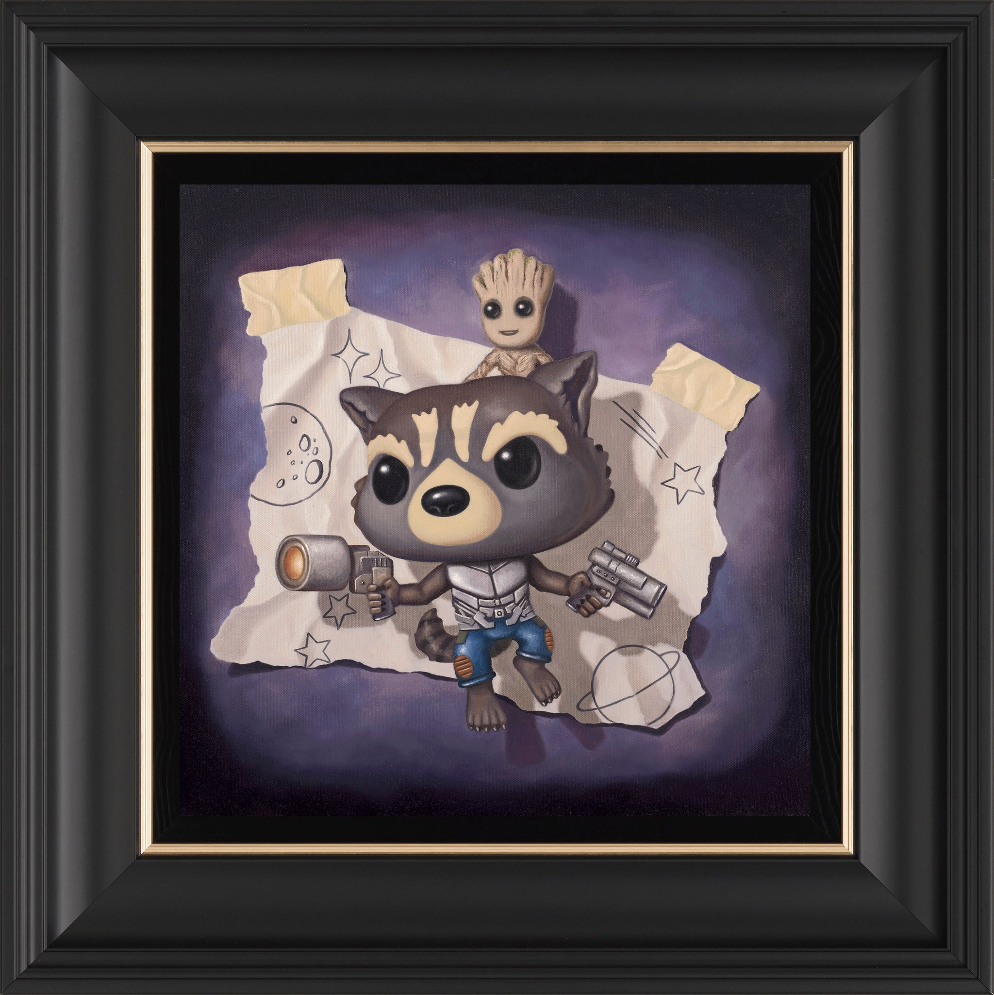 Rocket & Groot by Nigel Humphries