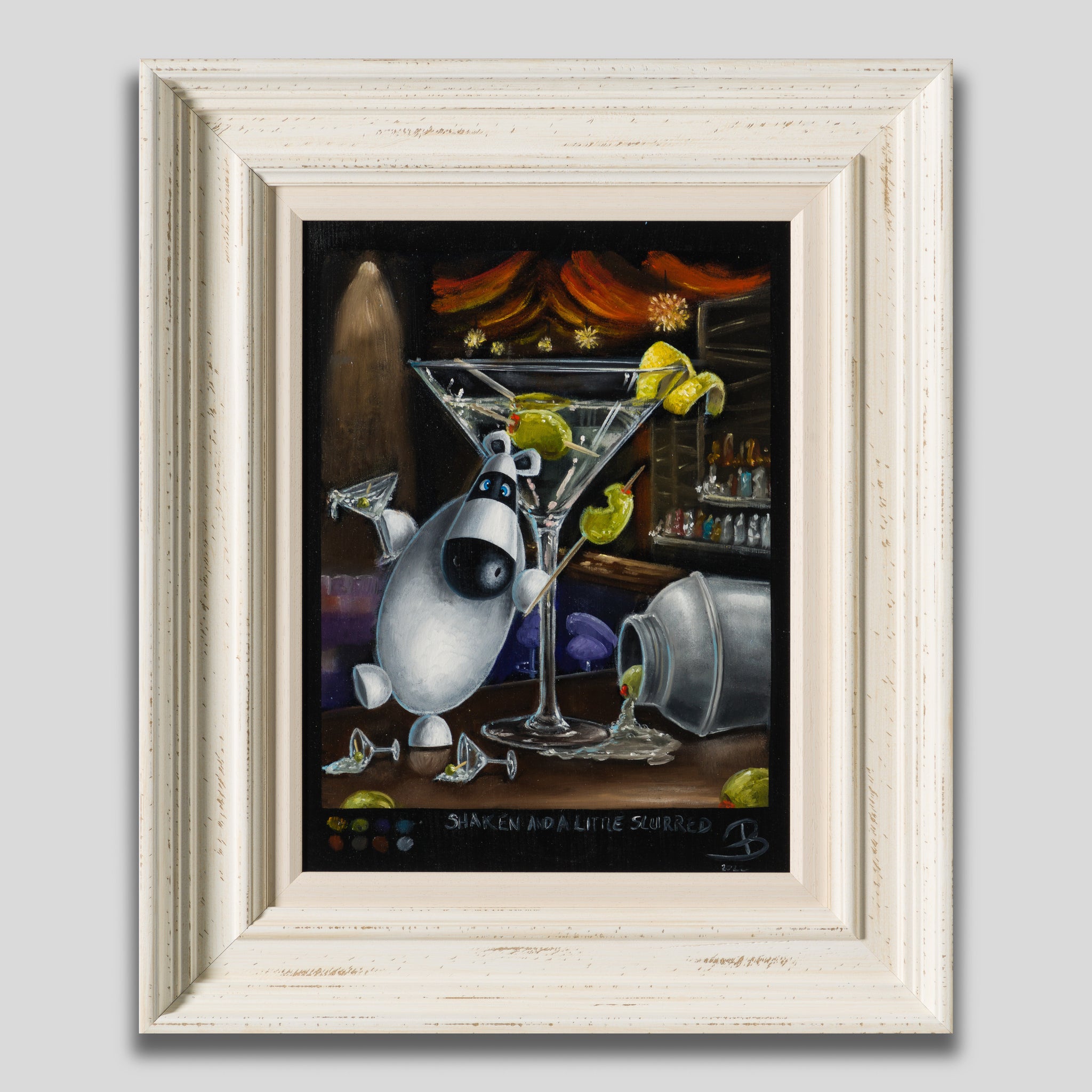 Shaken And A Little Slurred (Oil Sketch) | Peter Smith