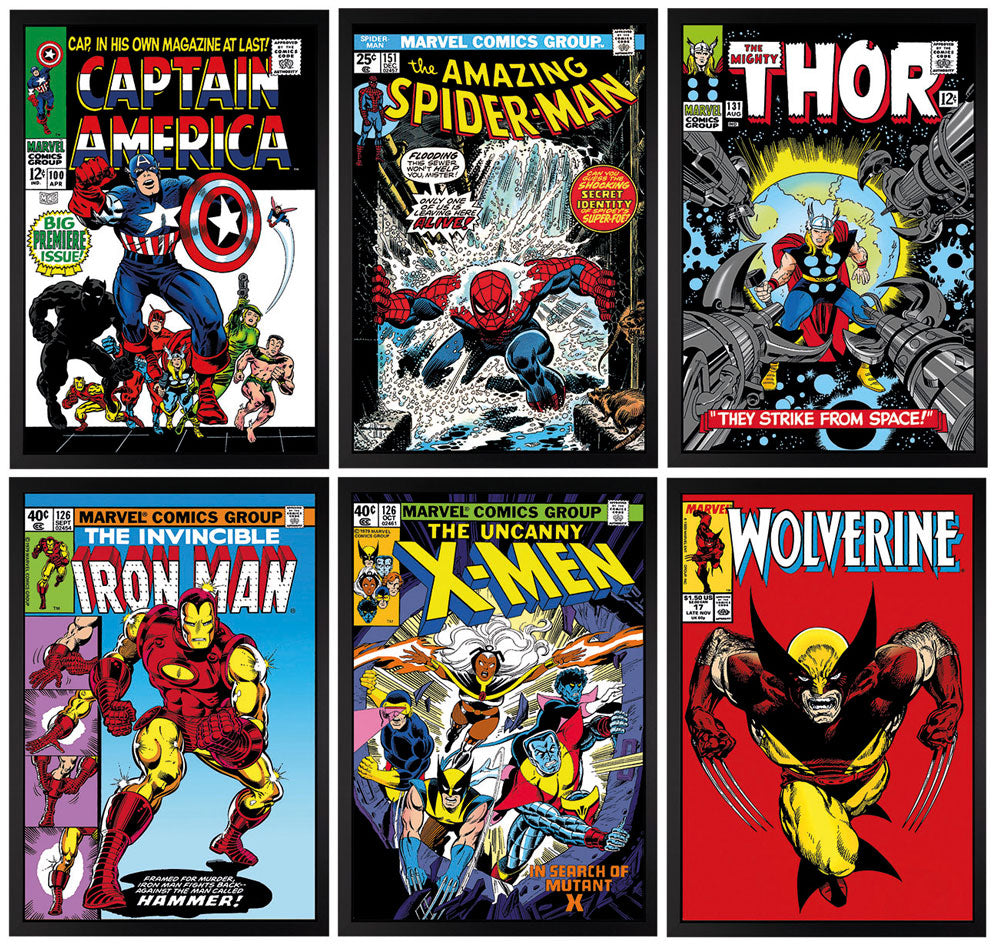 Marvel Superheroes - Portfolio of 6 (Boxed canvas) 2015 | Marvel