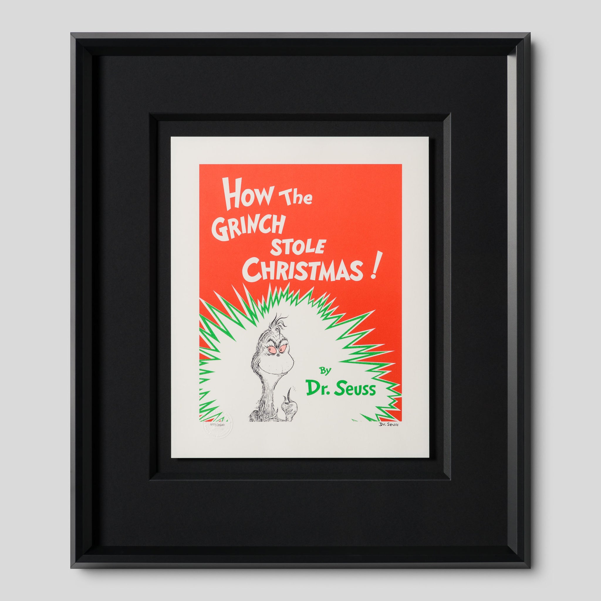 How the Grinch Stole Christmas! - Book Cover | Dr. Seuss