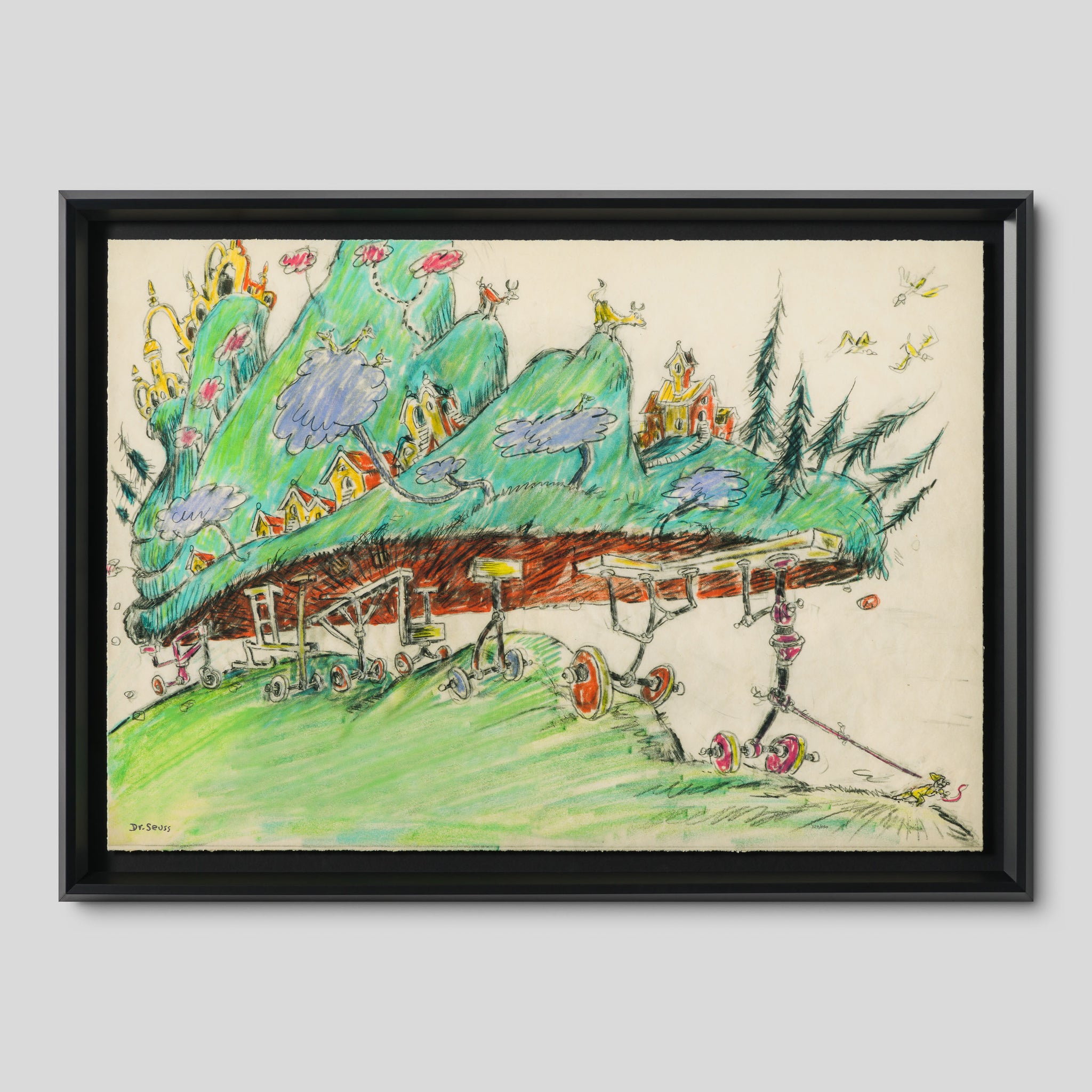 Kid, you’ll move mountains - Concept Drawing | Dr. Seuss