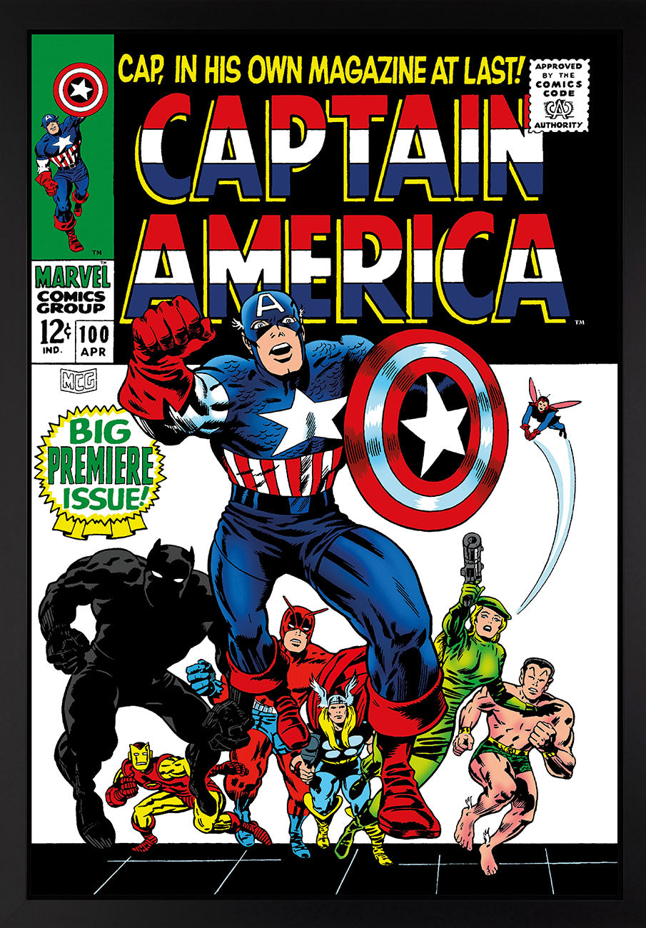 Captain America #100 - Big Premiere Issue! - Boxed Canvas Edition | Marvel