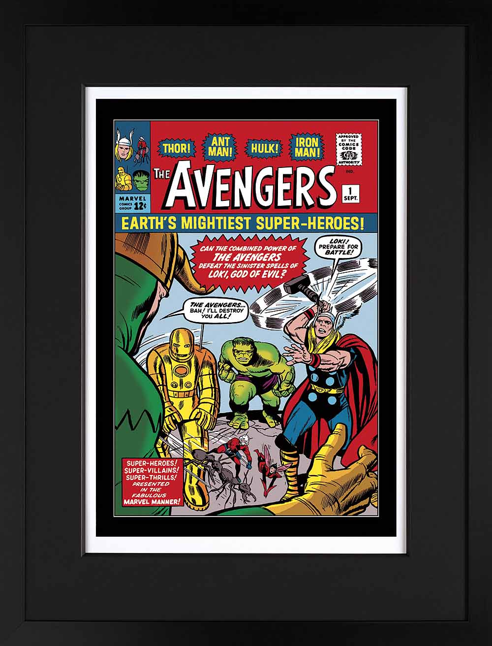 The Avengers #1 - Earth's Mightiest Superheroes - Giclee on Paper ...