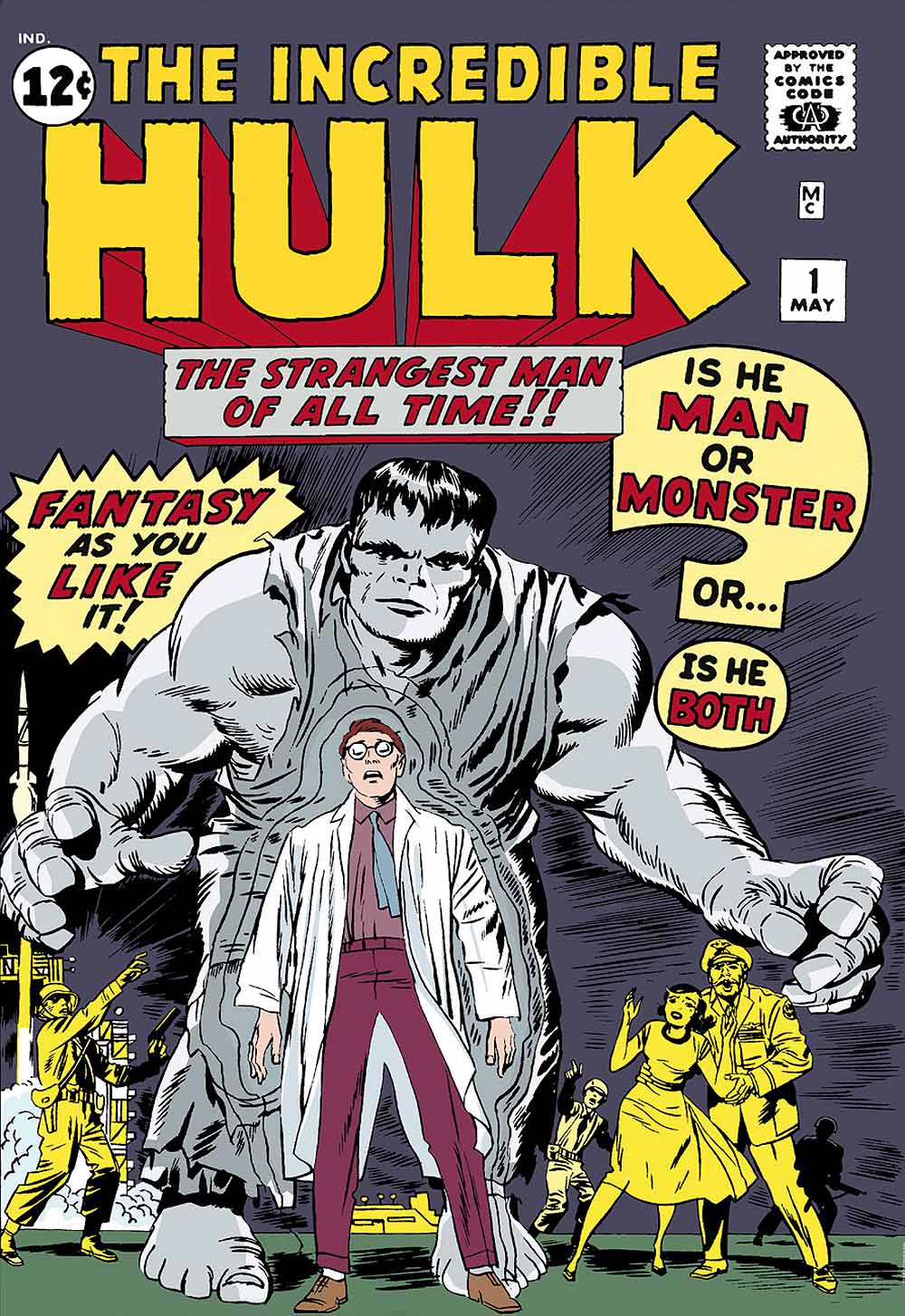 The Incredible Hulk #1 - The Strangest Man of All Time! - Lou Ferrigno ...