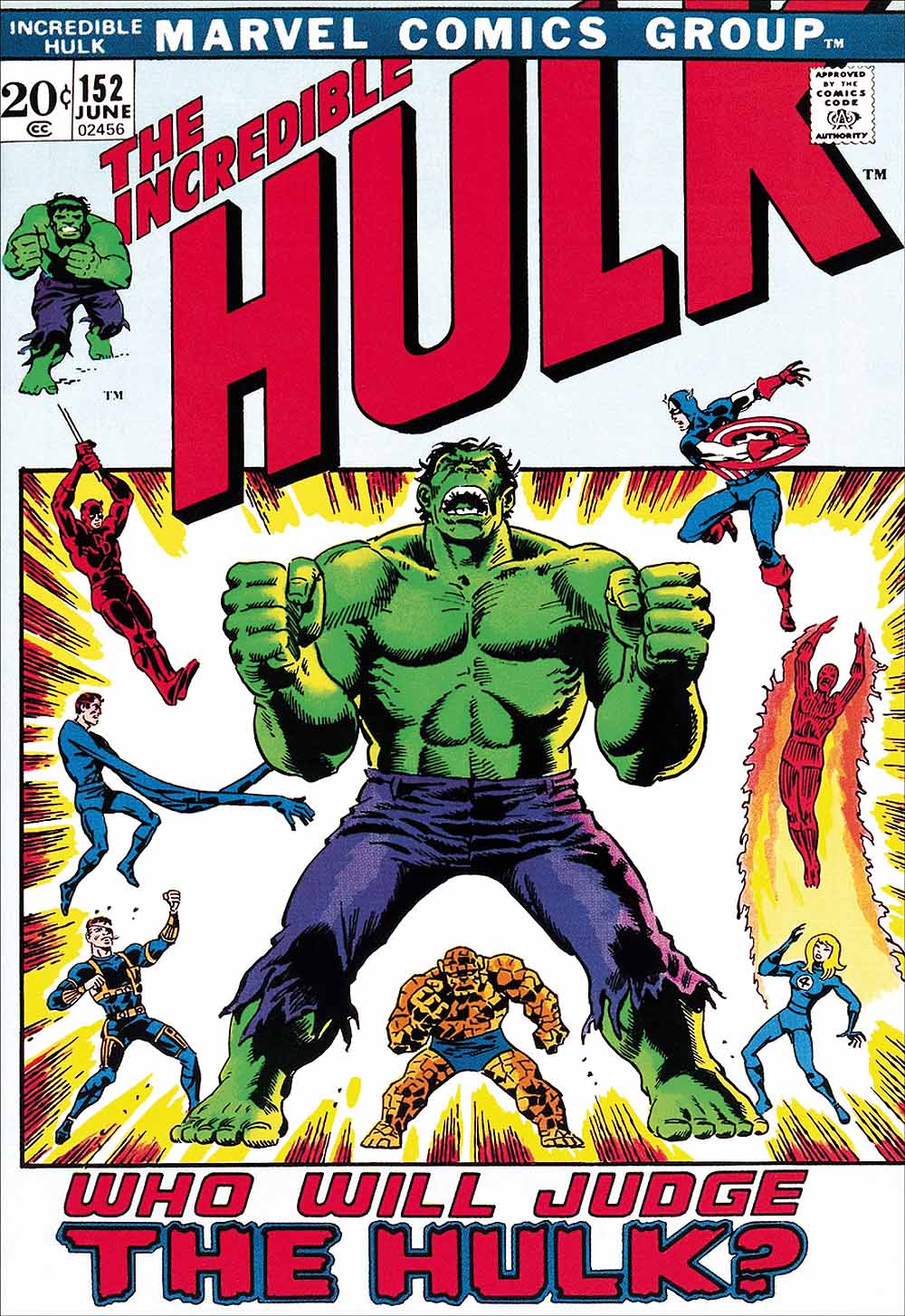 The Incredible Hulk #152 - Who Will Judge The Hulk? - Lou Ferrigno | Marvel