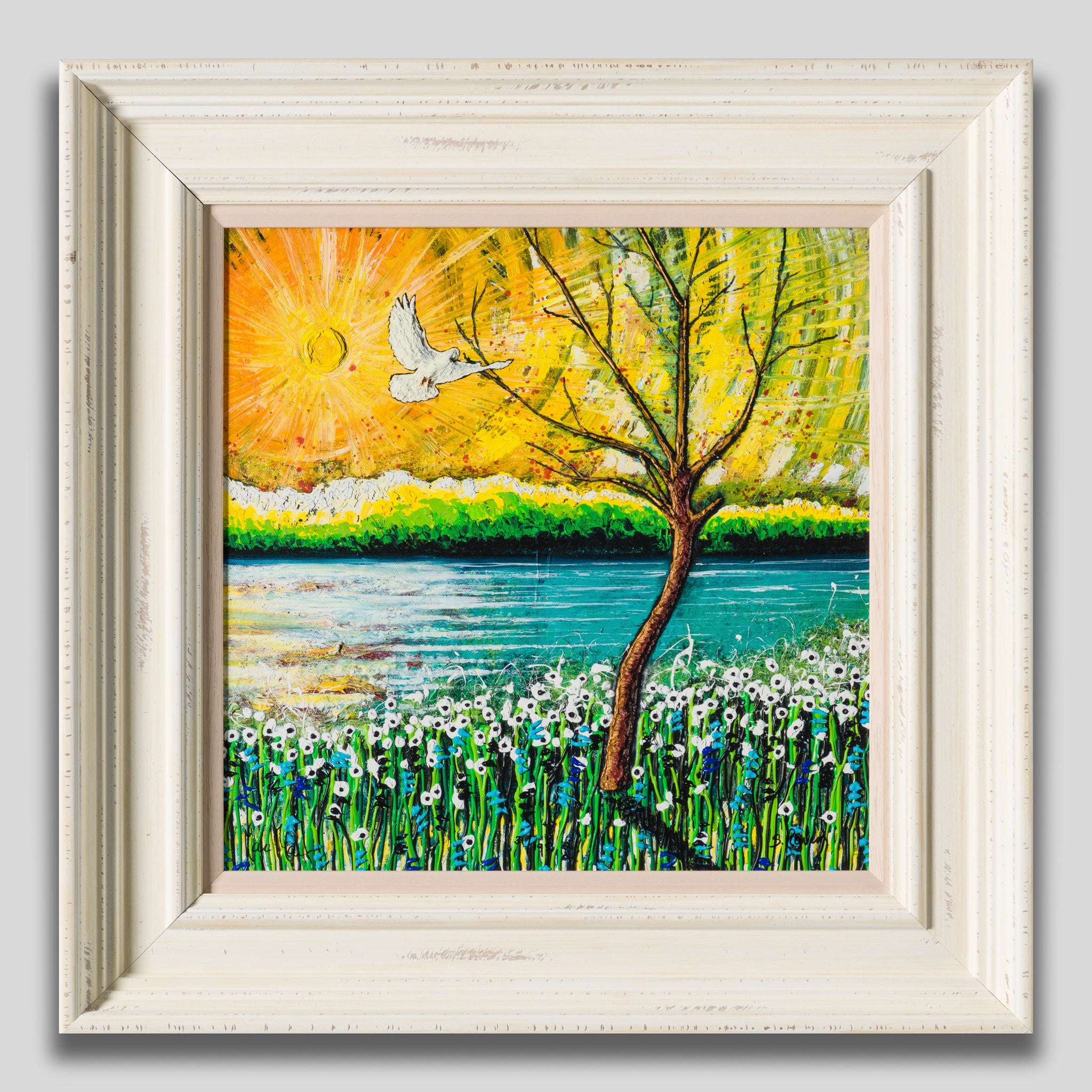 Washed By The Rivers | Canvas On Board