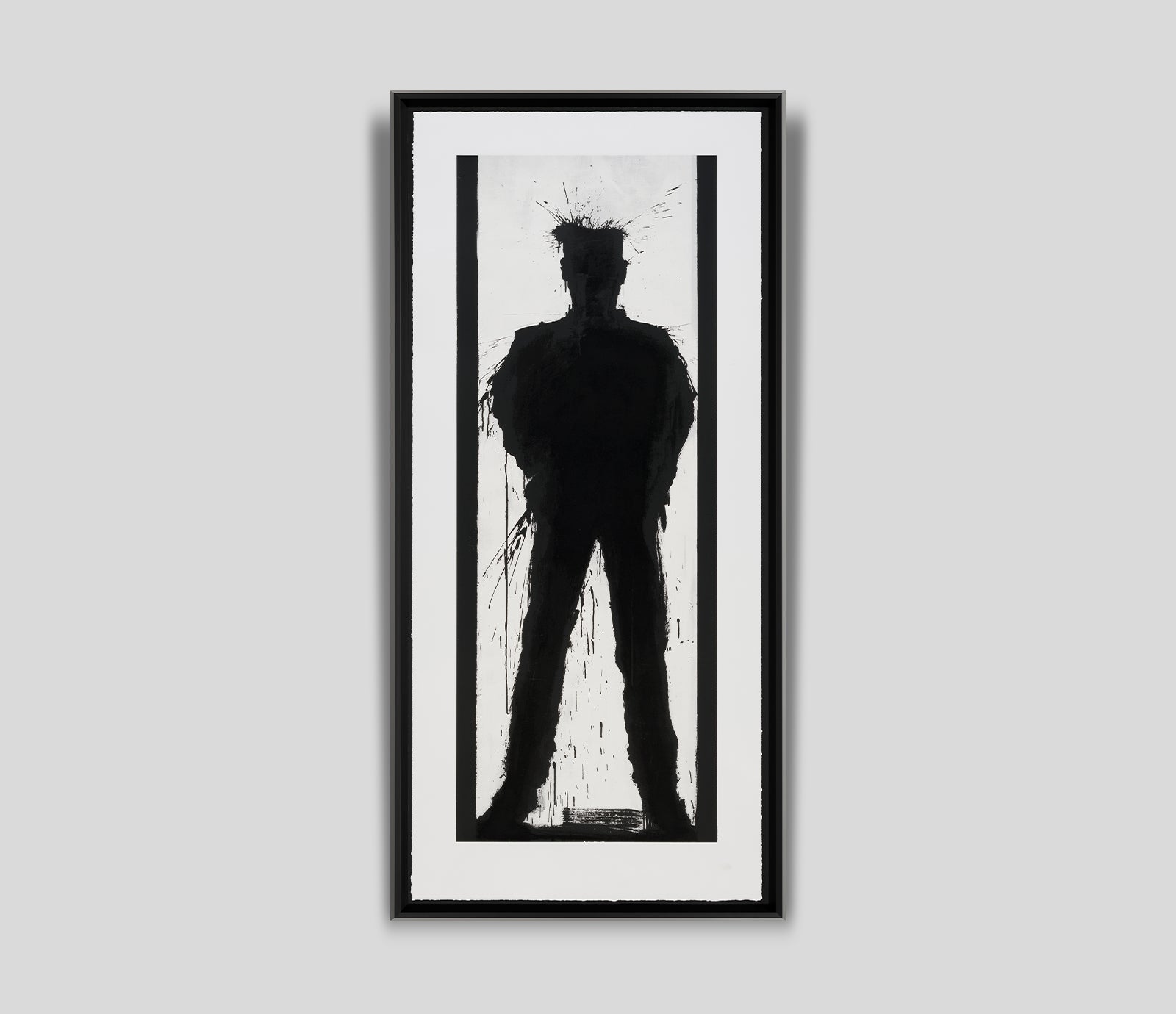 Standing Shadowman Black and White | Richard Hambleton