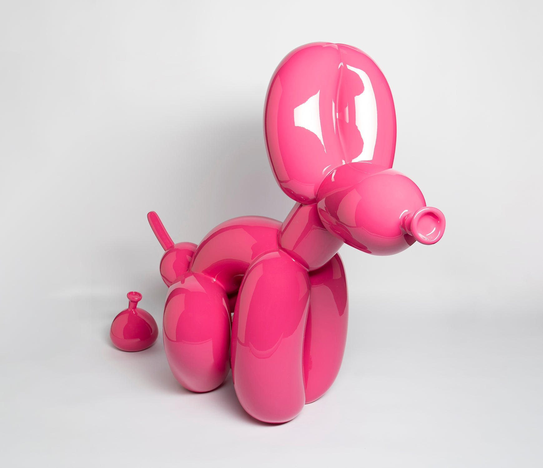 Large POPek Balloon Dog | Raspberry | Whatshisname